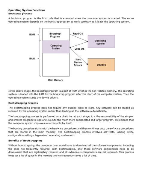 Bootstrap And Process Management Pdf Process Computing Booting