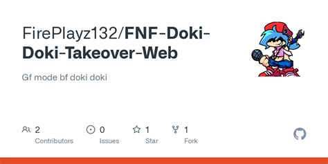 Github Fireplayz132fnf Doki Doki Takeover Web Gf Mode Bf Doki Doki