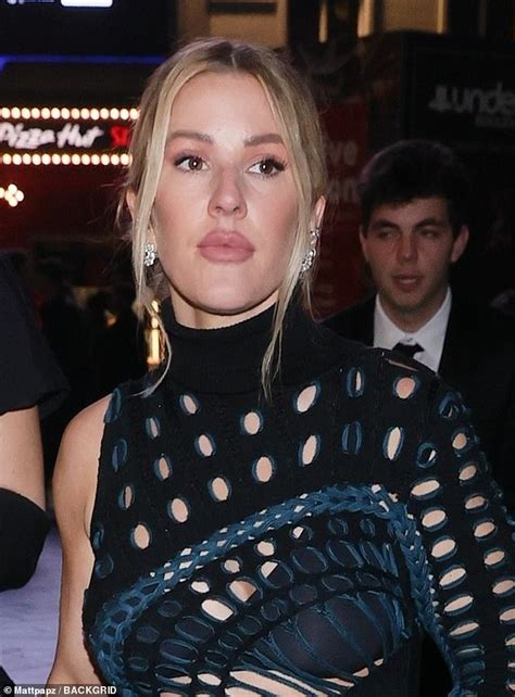 Ellie Goulding Puts On A Daring Display As She Exposes Her Underwear In