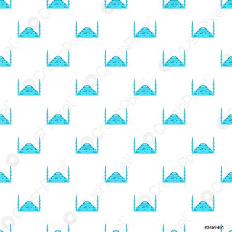Mosque Pattern Cartoon Style Stock Vector 3469461 Crushpixel