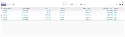 Split Assets In Vendor Bill Appsgate