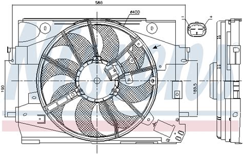 Nissens 85892 Ventilator Hlađenje Motora Hlađenje Prodajadelova Rs