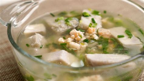 Cách Nấu Canh Khoai Mỡ Trắng Với Tôm Tươi Ngon Bổ