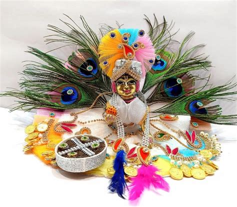 Cotton Yellow Laddu Gopal Dress For Temple Size 3 At Rs 250piece In Sri Ganganagar