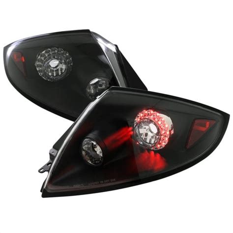 Spec D® Lt Elp06jmled Tm Driver And Passenger Side Black Led Tail Lights