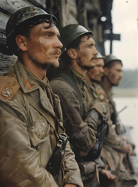 Soviet Soldiers During The Battle Of Stalingrad 1942 Premium Ai