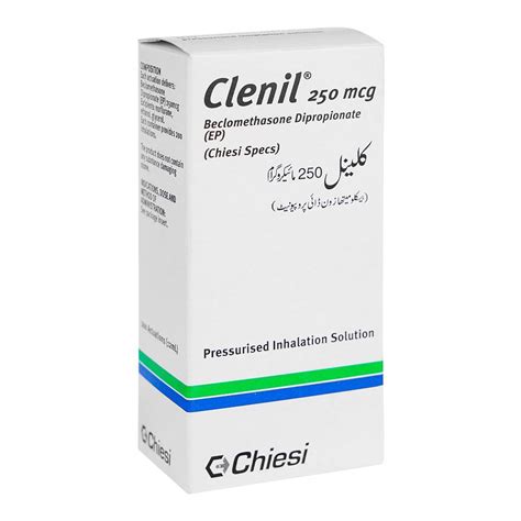 Buy Clenil Inhaler 250mcg Online At Best Price In Pakistan Naheed Pk