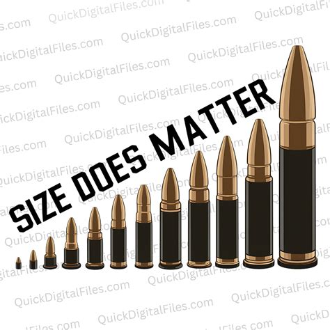 Size Does Matter Bullet Casings Png And Jpeg Graphic Download Now