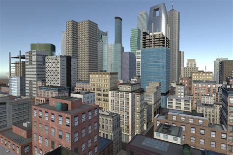 City Low Poly 3d Urban Unity Asset Store