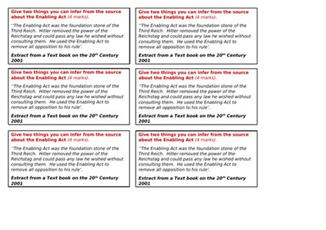 The Enabling Act Teaching Resources