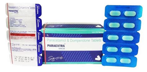500mg Paraextra Paracetamol And Domperidone Tablets At ₹ 65strip In