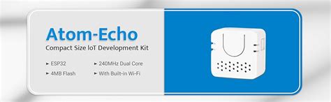 M5stack Atom Echo Smart Speaker Dev Kit Electronics