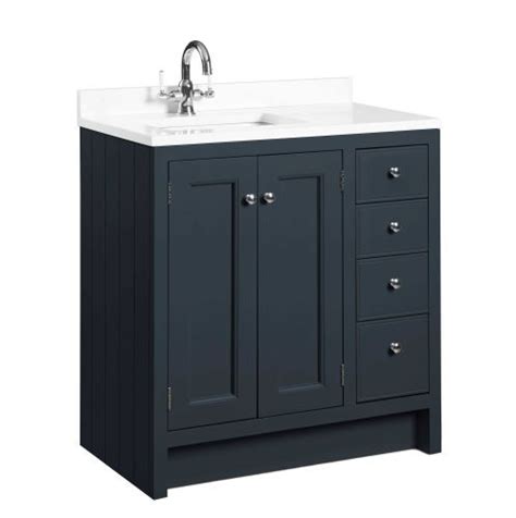 Hampton 800 Underslung Basin Vanity Unit Slate Grey