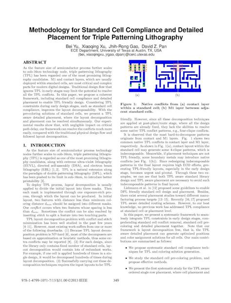 Pdf Methodology For Standard Cell Compliance And Detailed