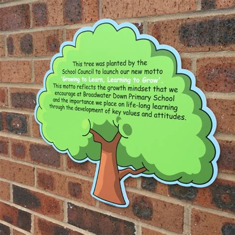 Tree Shaped Sign Ud03893 School Signs Nursery Signs Whiteboards