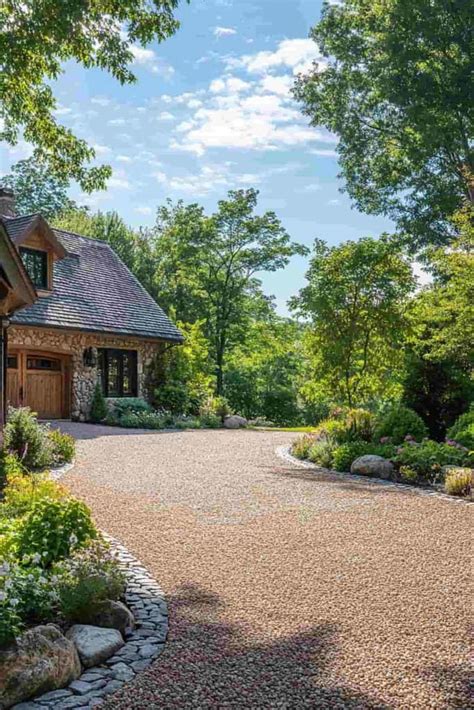Front Yard Driveway Entrance Ideas