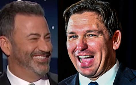 Jimmy Kimmel Slaps Ron Desantis With Perfect Will Smith Chris Rock Callback