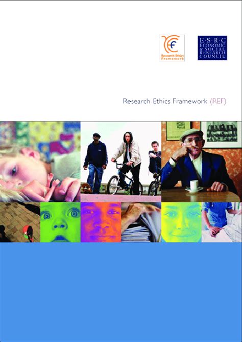 Research Ethics Framework Of The Esrc Download Scientific Diagram