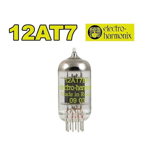 Electro Harmonix 12at7 Vacuum Tube Large Plate Format Is Ecc81