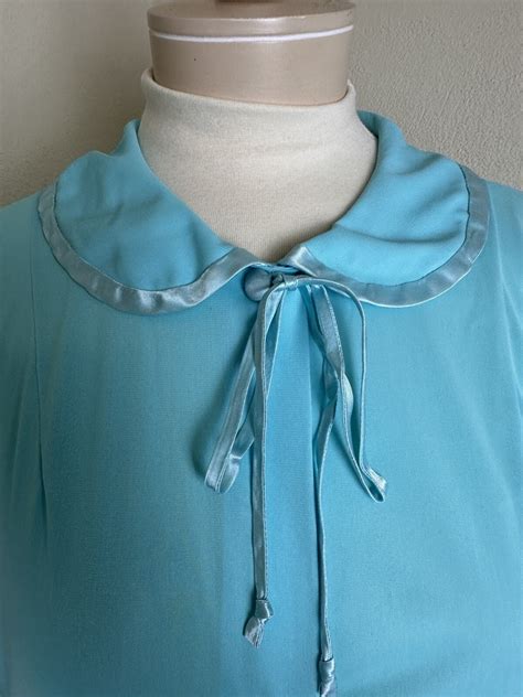 Vtg 60s 70s Robin Blue Lingerie Sears Roebuck Night Gem
