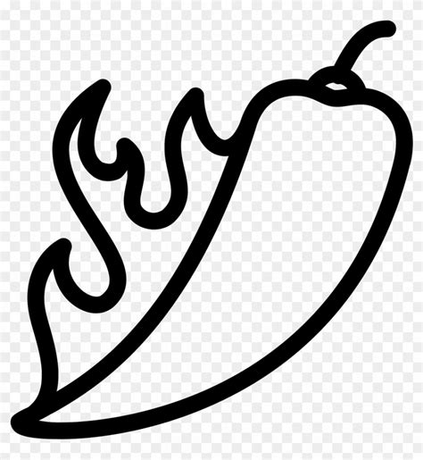 Spicy Hot Clipart Black