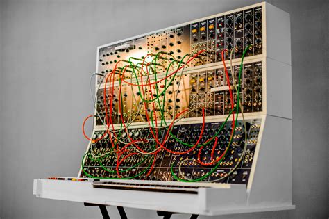Modular Synth Decoration Based On Moog System 55 For Our Music Video