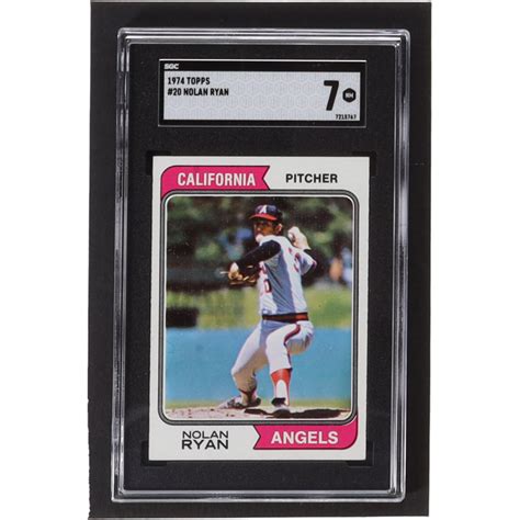 Nolan Ryan 1974 Topps 20 Sgc 7 Pristine Auction