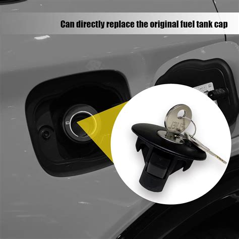 Pack 1 Tapa Para Depósito De Combustible Para Automóvil Tapón De Llenado Con Bloqueo Automotriz