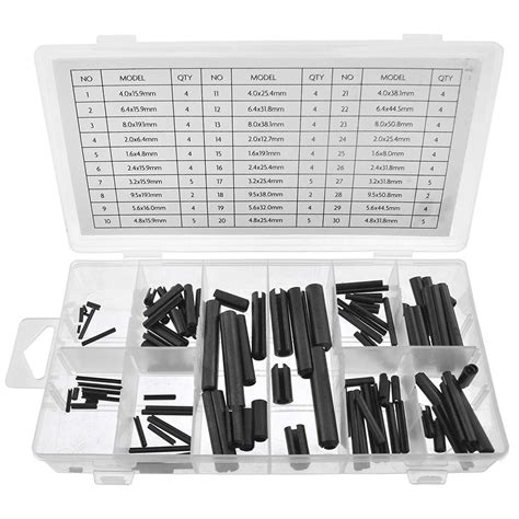 Jual Roll Pin Assortment 120pcs Assorted Roll Pin Set Tension Spring