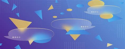 Finestre Di Dialogo Di Chat In Stile Effetto Morfismo Di Vetro Fumetto Acrilico Smerigliato