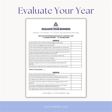 Core Values Workbook For Business Owners And Entrepreneurs Personal And Business Values — Hatch Tribe