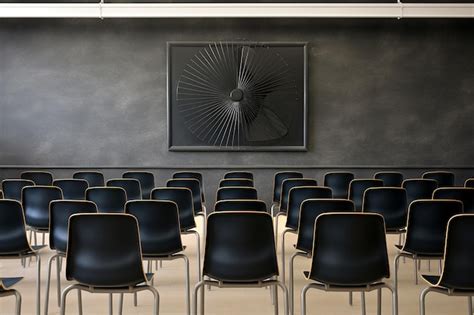 Wall Mounted Fan In A Classroom Or Lecture Hall Premium Ai Generated