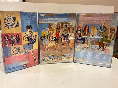 Lot 3 My Scene Fashion Dolls Barbie Hudson And Hanging Out
