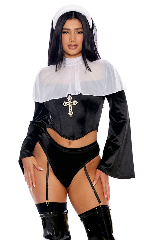 Best Behavior 5 Piece Womens Sexy Nun Costume Forplay Catalog