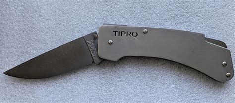チタン折りたたみナイフ Maruman Tipro メルカリ
