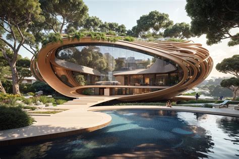 The Wooden Egg An Organic Parametric Nest On Behance