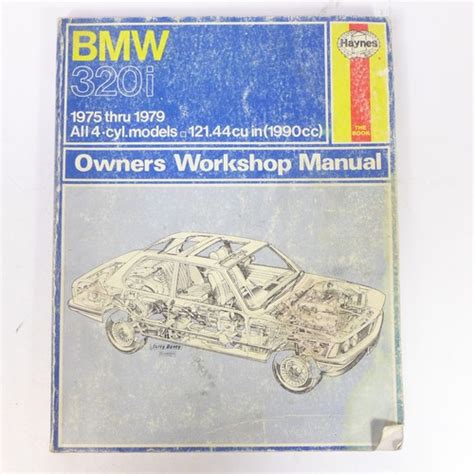 Vintage Bmw 320i 1975 Thru 1979 All 4 Cyl Models Owners Workshop