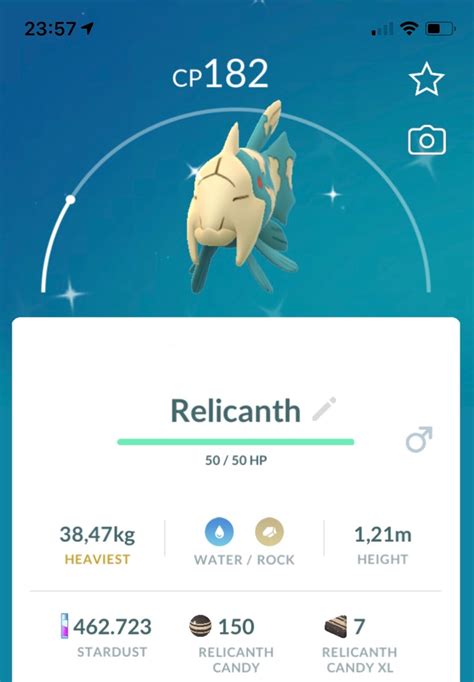 Relicanth Pokemon