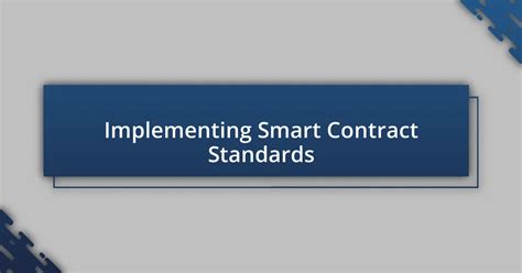 How I Customized Smart Contract Templates • Sindiesg