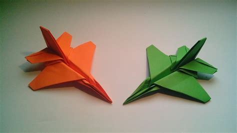 Aviones De Papel Paso A Paso Origami Avión Espía F 117 De Papel
