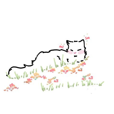 Pin By Jacob On — Dibujos Bonitosᦗ Cute Cat Drawing Cat Doodle