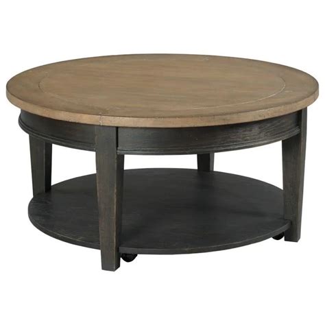 Hammary Hancock 038 911 Transitional Round Coffee Table With Removable