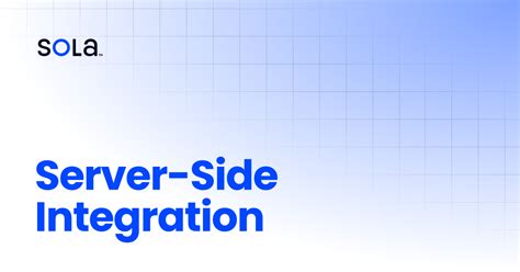 Server Side Integration Sola Payments Documentation
