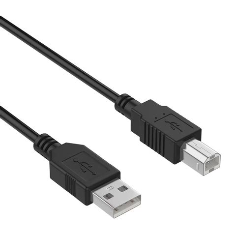 K Mains 6ft Usb 20 Printer Cable Cord Compatible With Hp Jet Pro