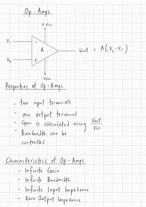 Analogue Electronics Meng Operational Amplifiers Notes