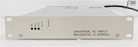 34106 Varian Universal Ac Input Analogdigital Io Interface E11292271