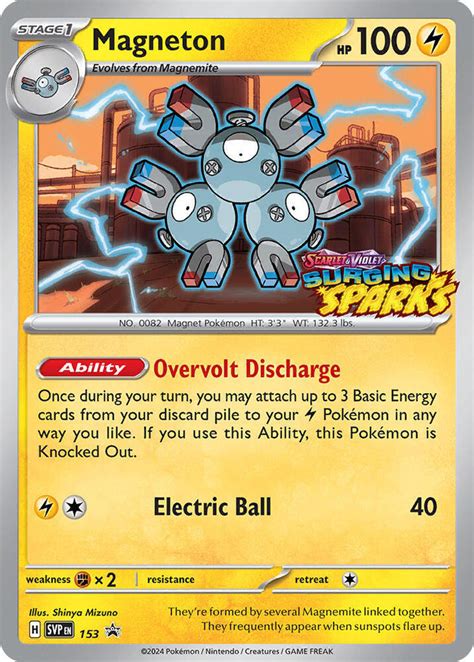 Magneton 159 Pokémon Center Exclusive Sv Scarlet And Violet Promo