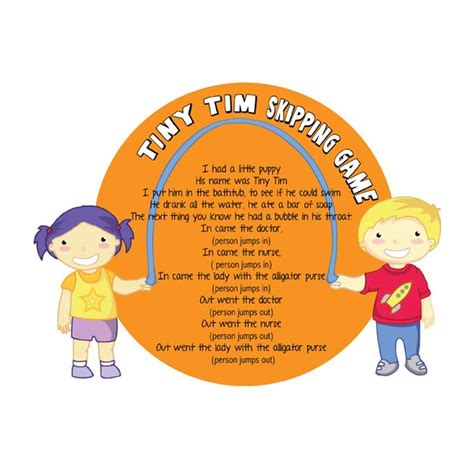 Tiny Tim Skipping Game Sign