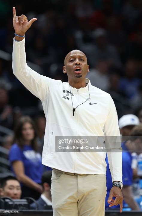 Head Coach Penny Hardaway Of The Memphis Tigers Reacts During The