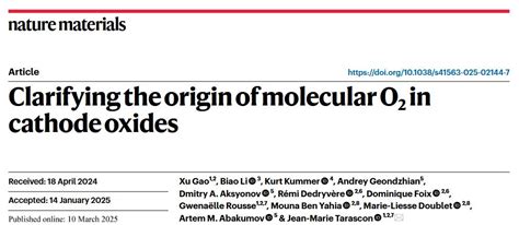 Battery Electrochemistry Xray Research Rinaldo Raccichini